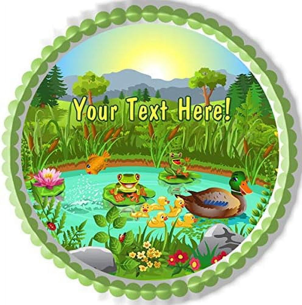 Pond the Forest and Mountain - Topper - 6" round - Walmart.com