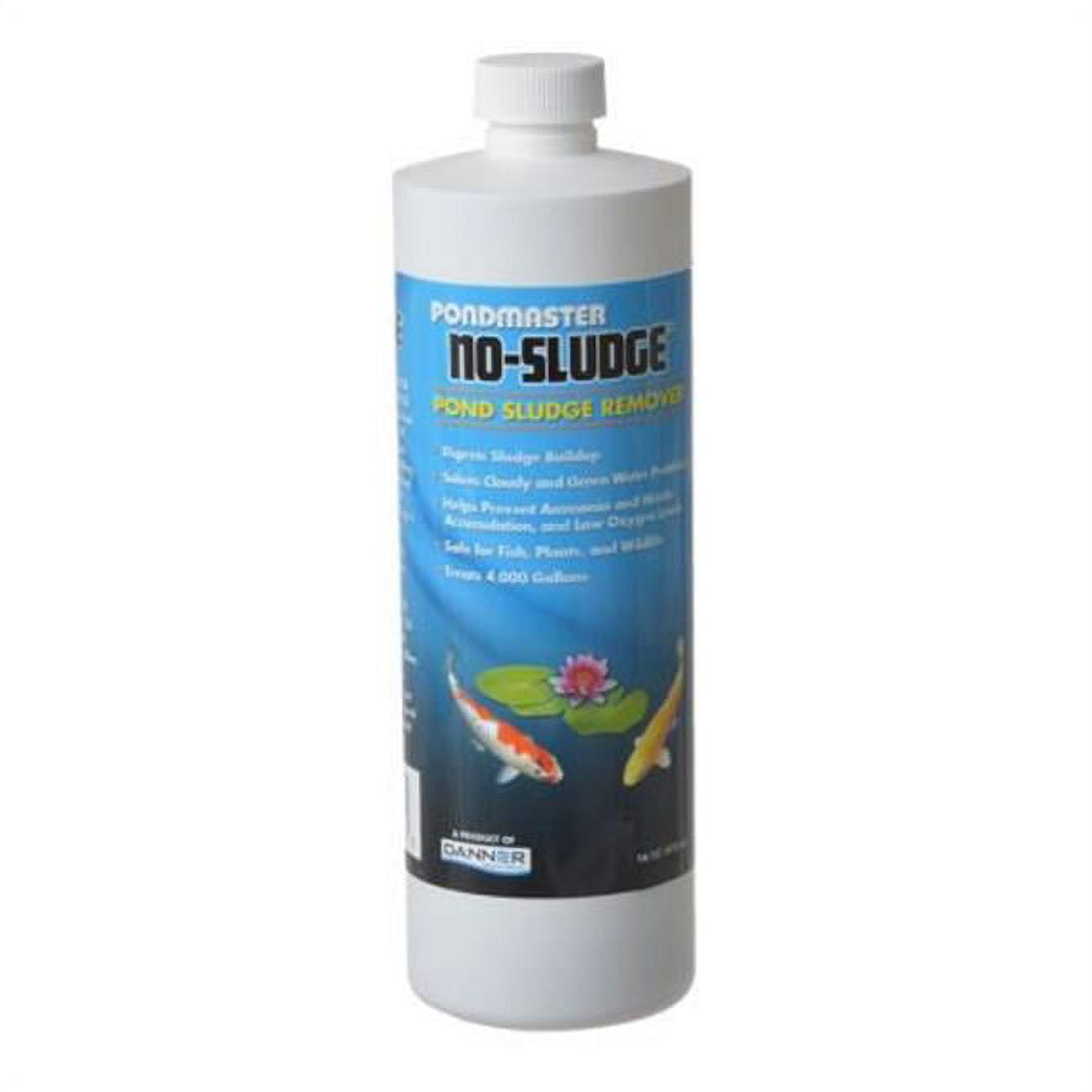 PondMaster No-Sludge 16 Oz. 4000 Gal. Coverage Area Water Treatment ...