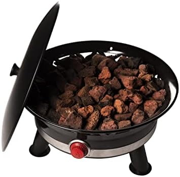Ponderosa Fire Pit - Portable & Propane Campfire Fire Pit with Lava ...