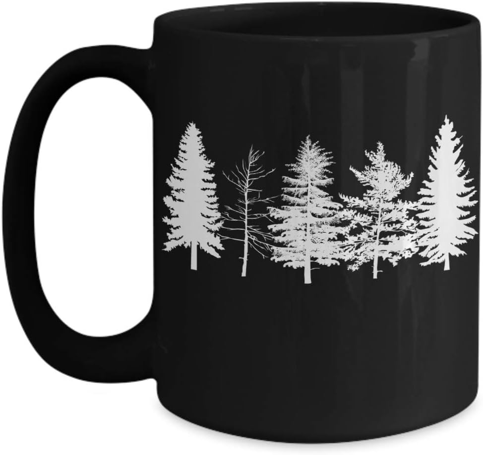 Ponderosa Pine Tree Mug Nature Lover Trees Hiking Wanderlust Outdoor ...