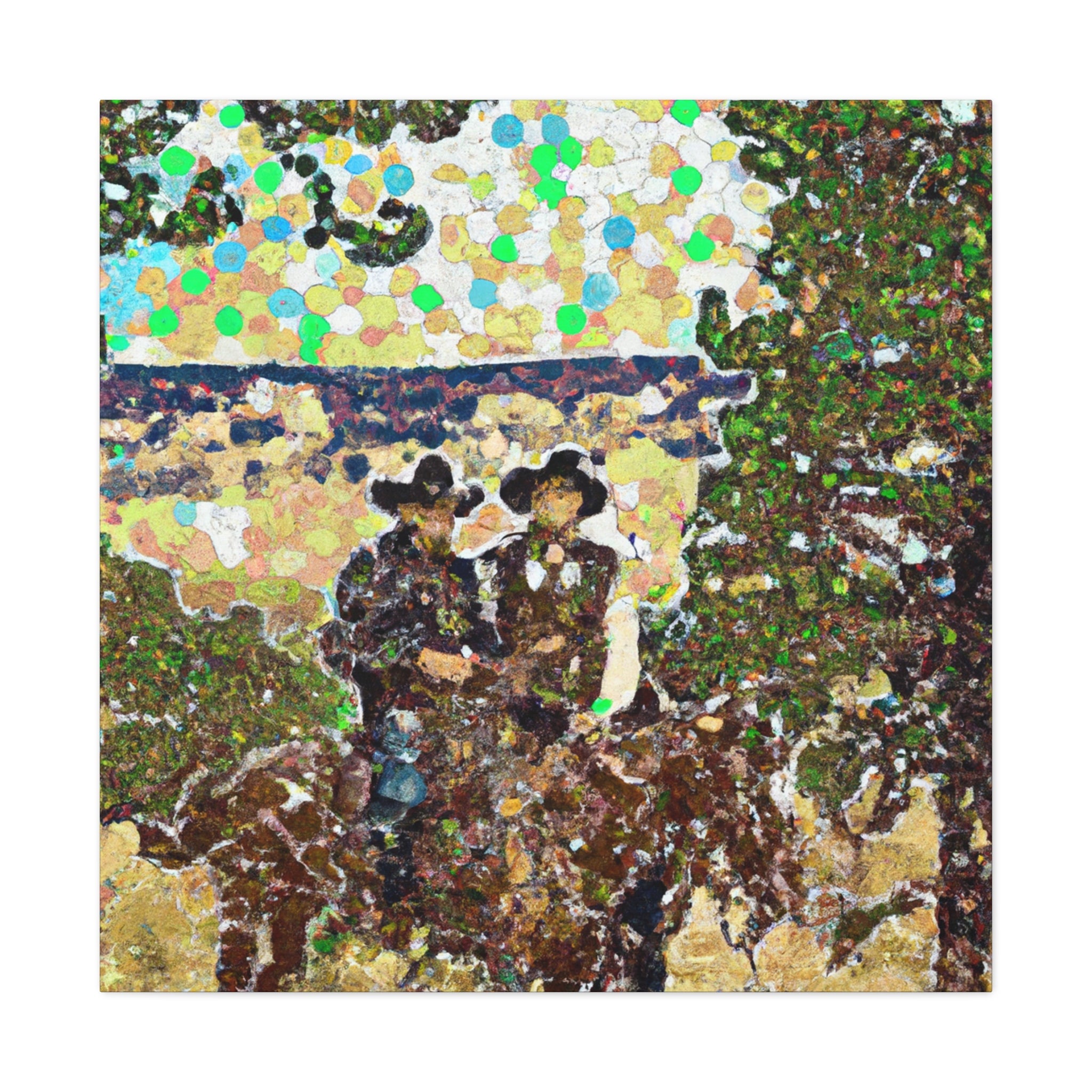 Ponderosa Pointillism Dream - Canvas - Walmart.com