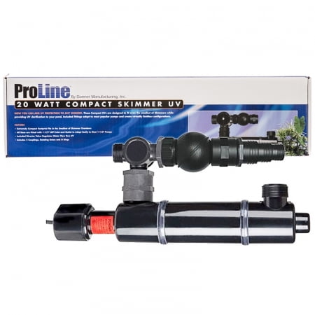 Pondmaster Compact Skimmer Uv Clarifier Sanitizer For Ponds - 20 Watt ...