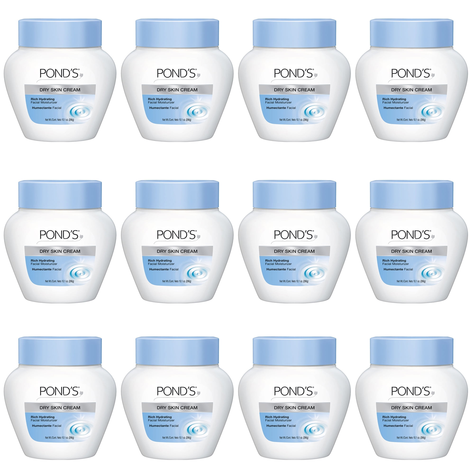 Ponds Dry Skin Cream Facial Moisturizer Rich Hydration 10.1 oz 286g ...