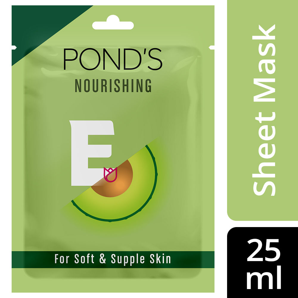 Ponds Vitamin Duo Sheet Mask Nourishing Sheet Mask With Vitamin E ...