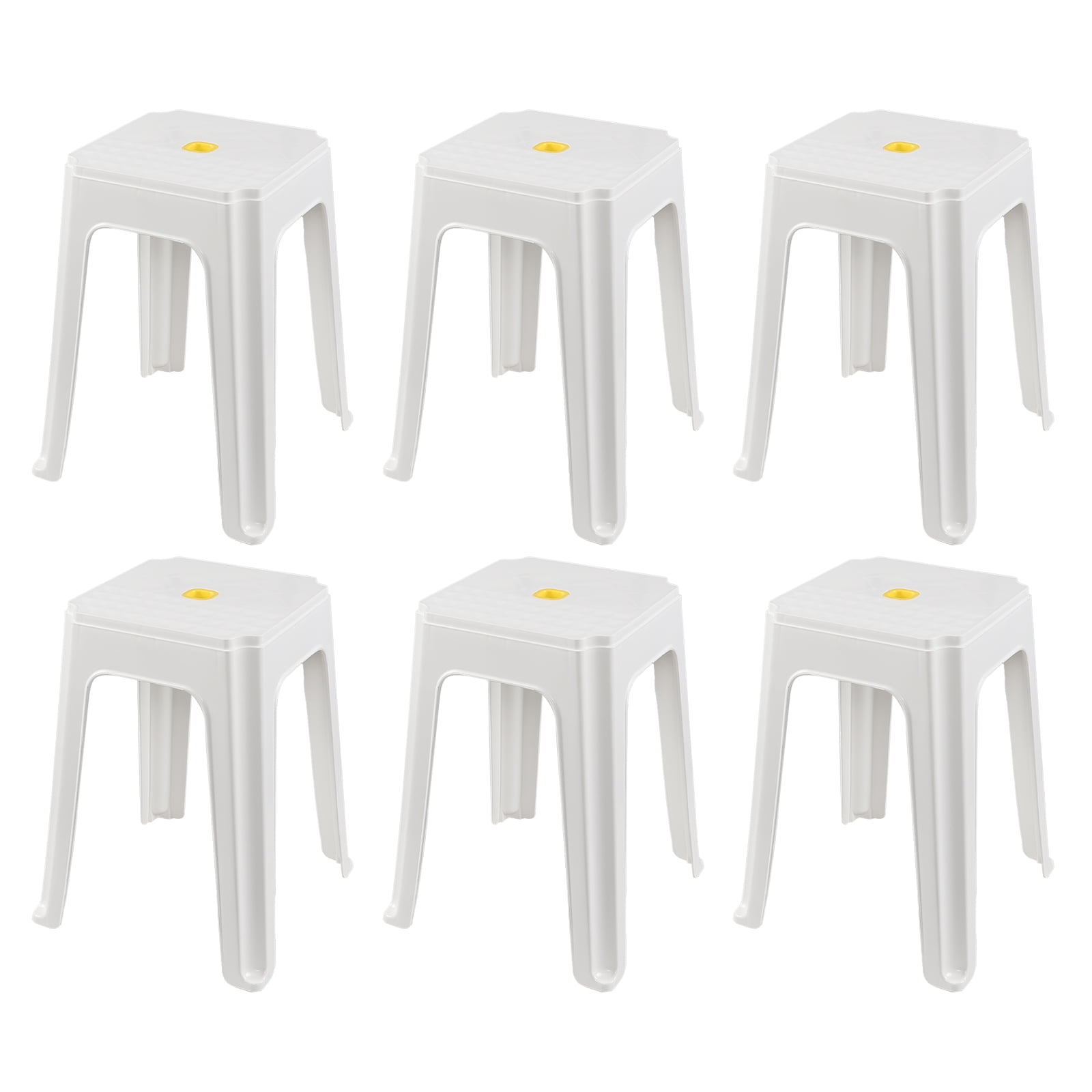 Ponpong 18.7 Inch Plastic Stack Stools, Classroom Stools, Student ...