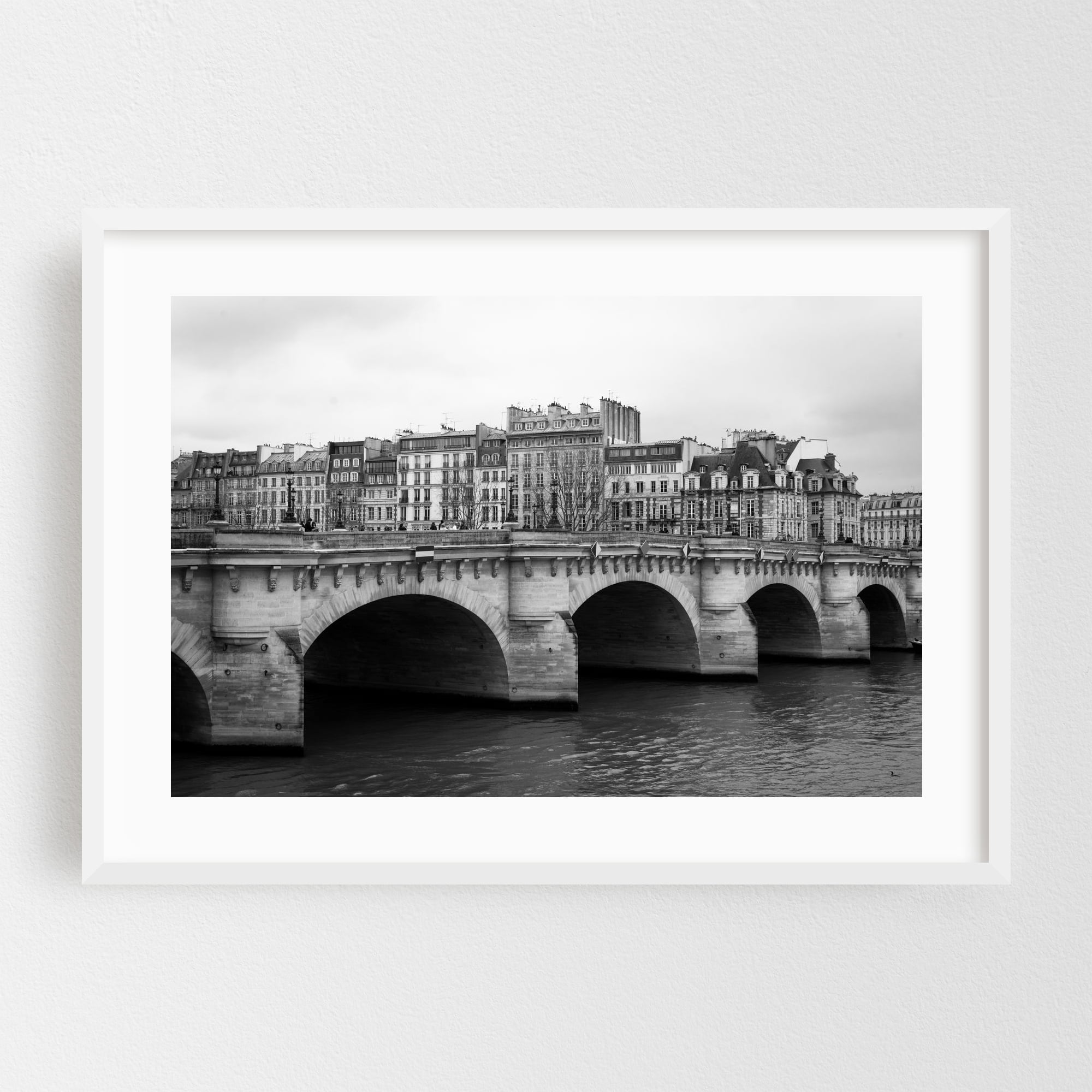 Pont Neuf - Paris Île-de-France France Photography Black and White Bridge Architecture City ...
