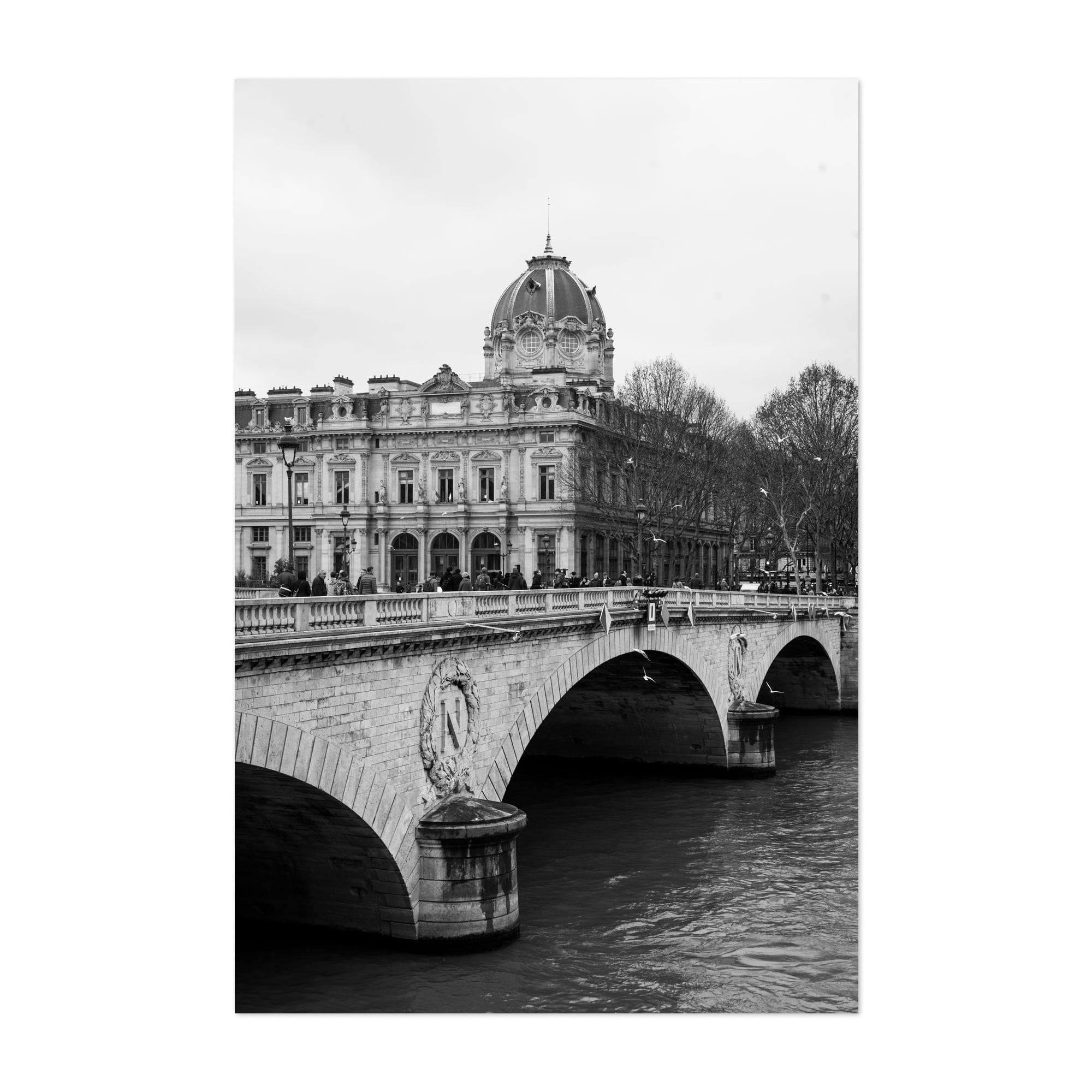 Pont au Change - Paris Île-de-France France Photography Unframed Wall Art Print 20 x 30 inches ...