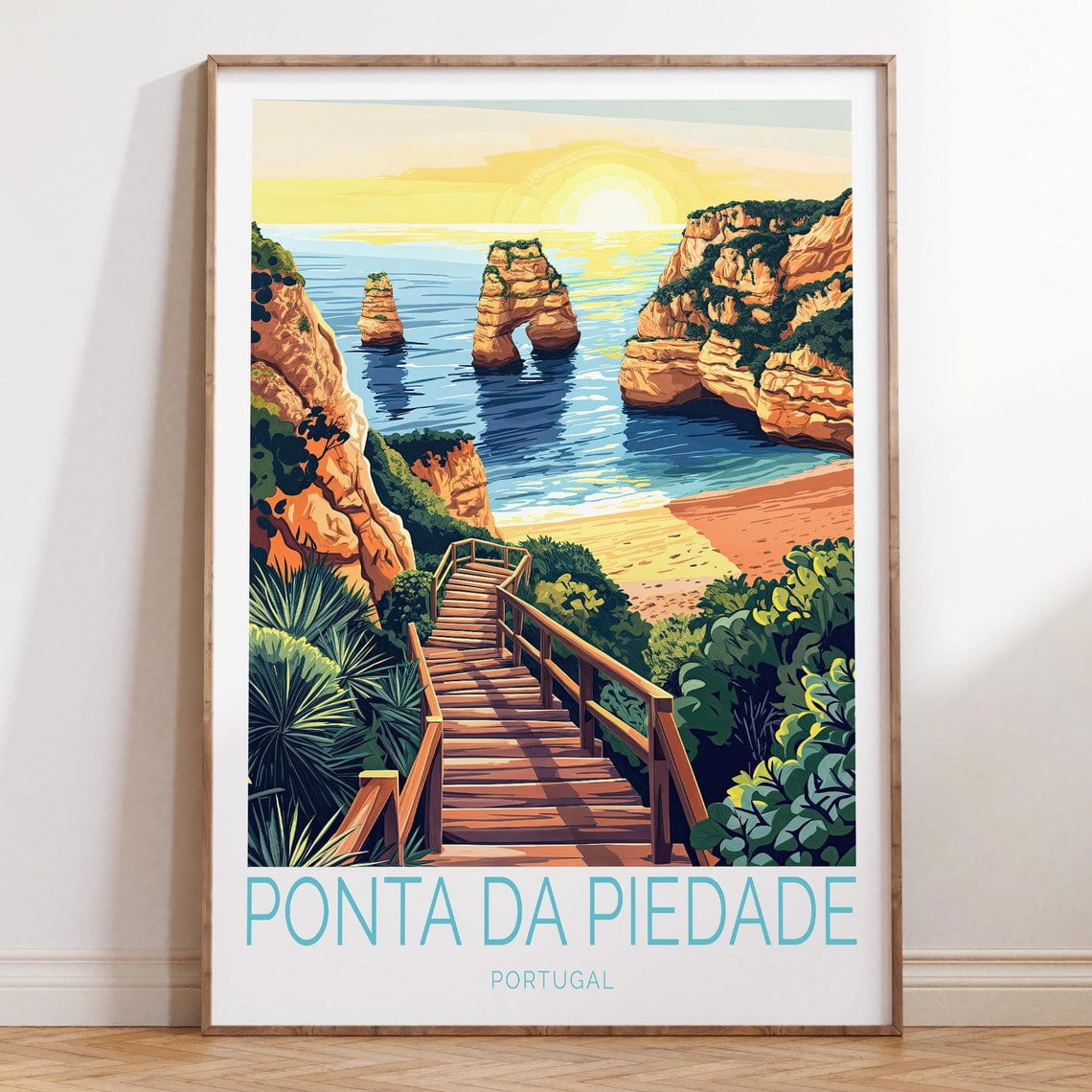 Ponta Da Piedade Travel Poster, Ponta Da Piedade Portugal Print ...