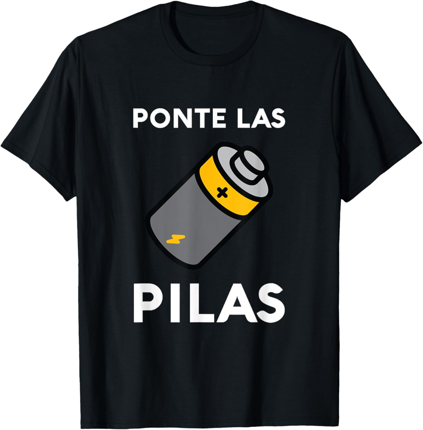 Ponte Las Pilas Funny Spanish Espanol Chistosa Mexico Chiste T-Shirt ...