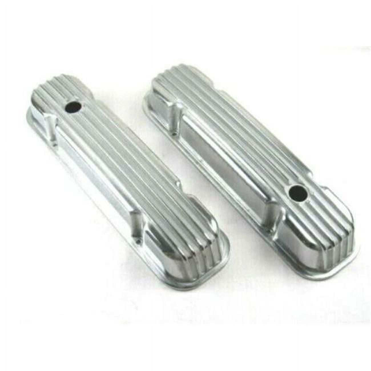 Pontiac 350-400-455 Tall Aluminum Finned Valve Cover, Polished ...