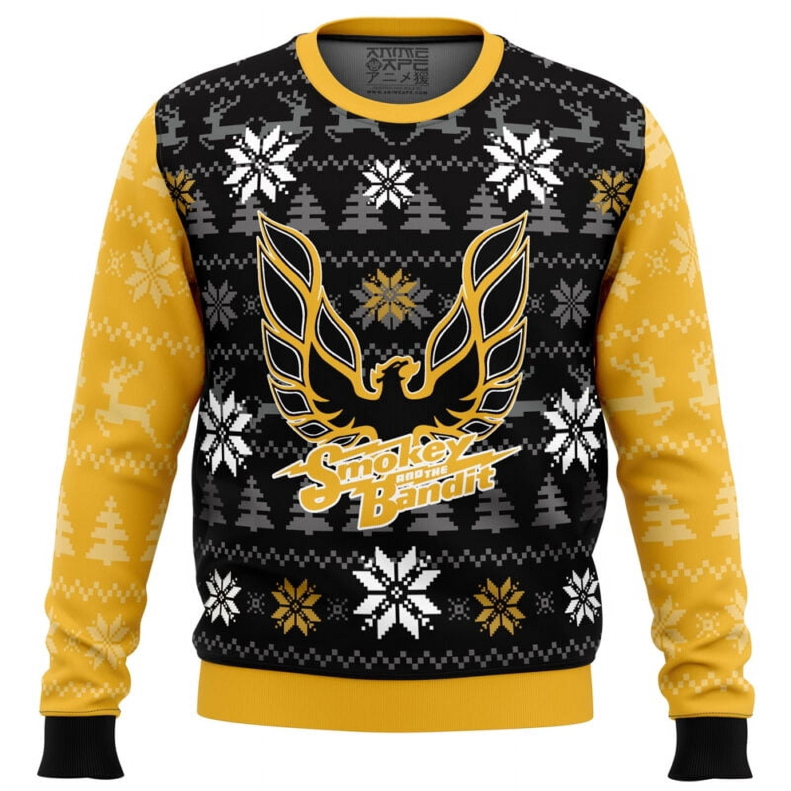 Pontiac Firebird Smokey and the Bandit Ugly Christmas Sweater - Walmart.com