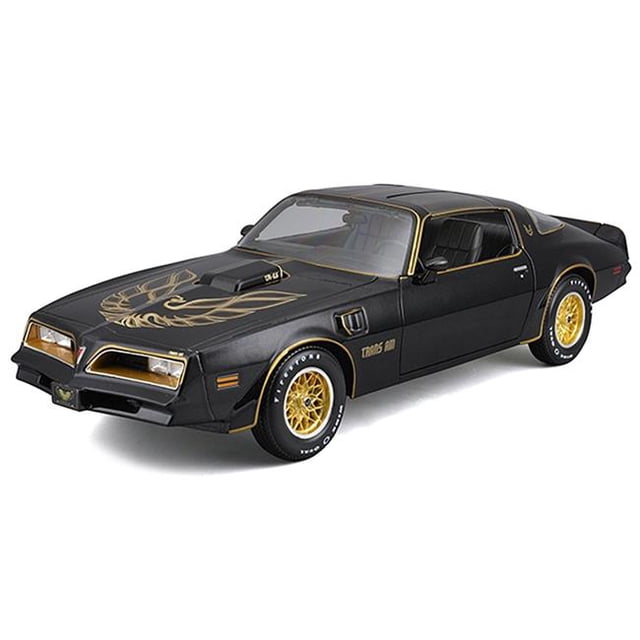 Pontiac Firebird Trans Am Black & Gold 1:18 Metal Die Cast Car Maisto ...