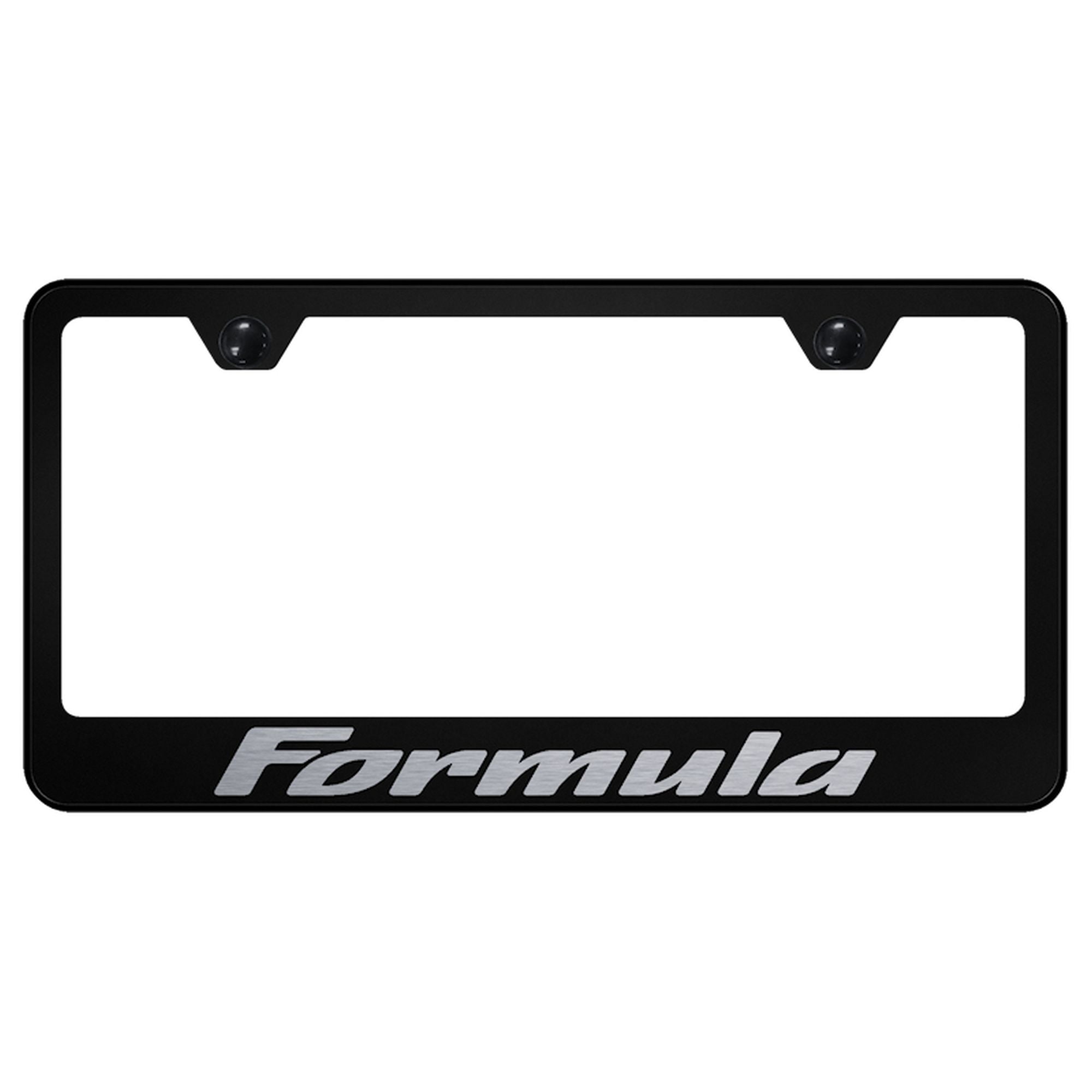 Pontiac Formula Laser Etched Logo Stainless Steel License Plate Frame ...