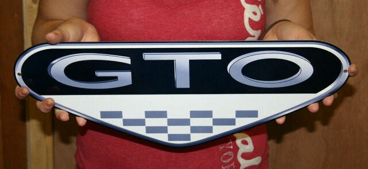 Pontiac GTO 6.0 Emblem Steel Sign - Walmart.com