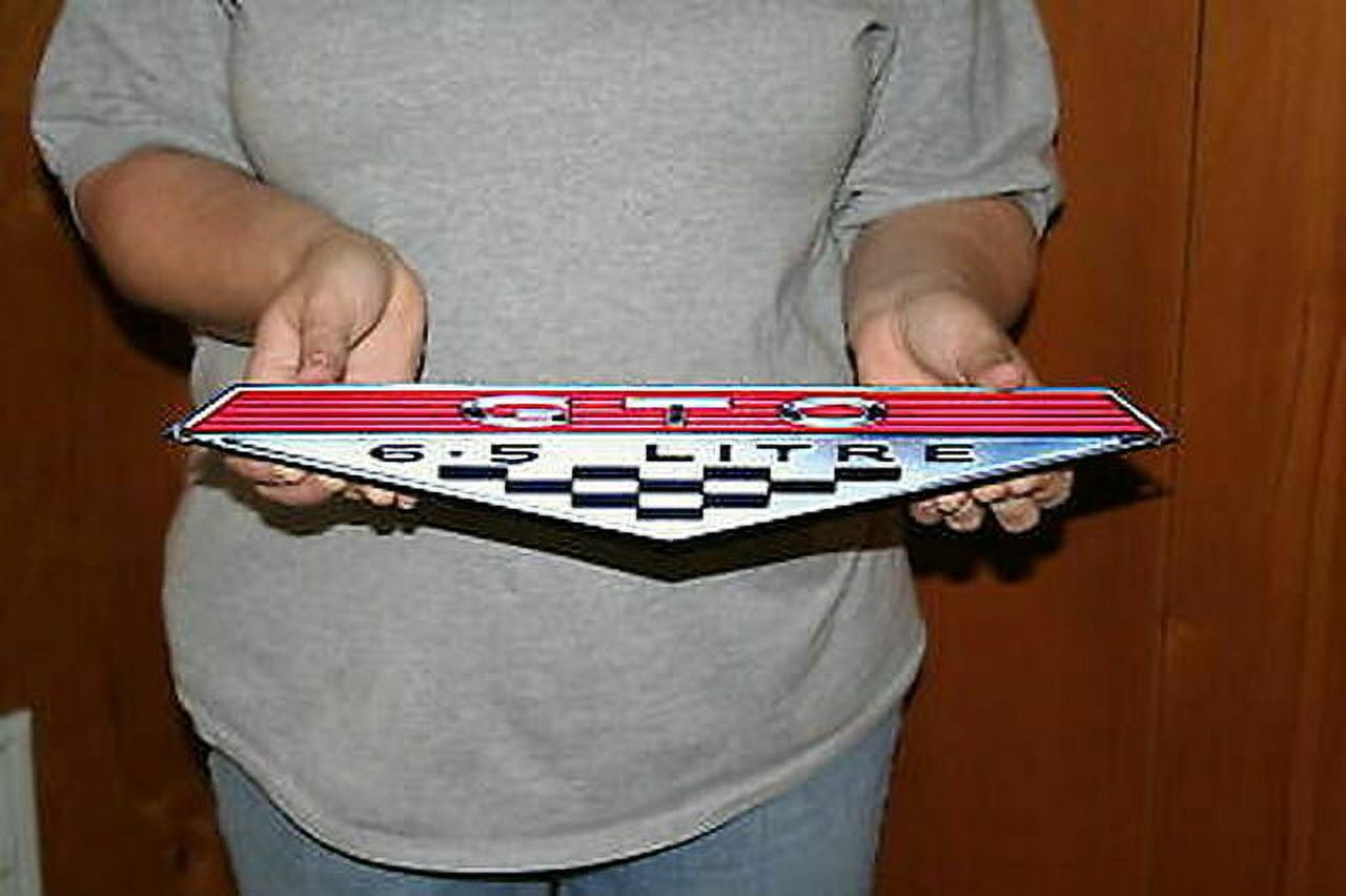 Pontiac GTO Rocker Panel Emblem Steel Sign - Walmart.com
