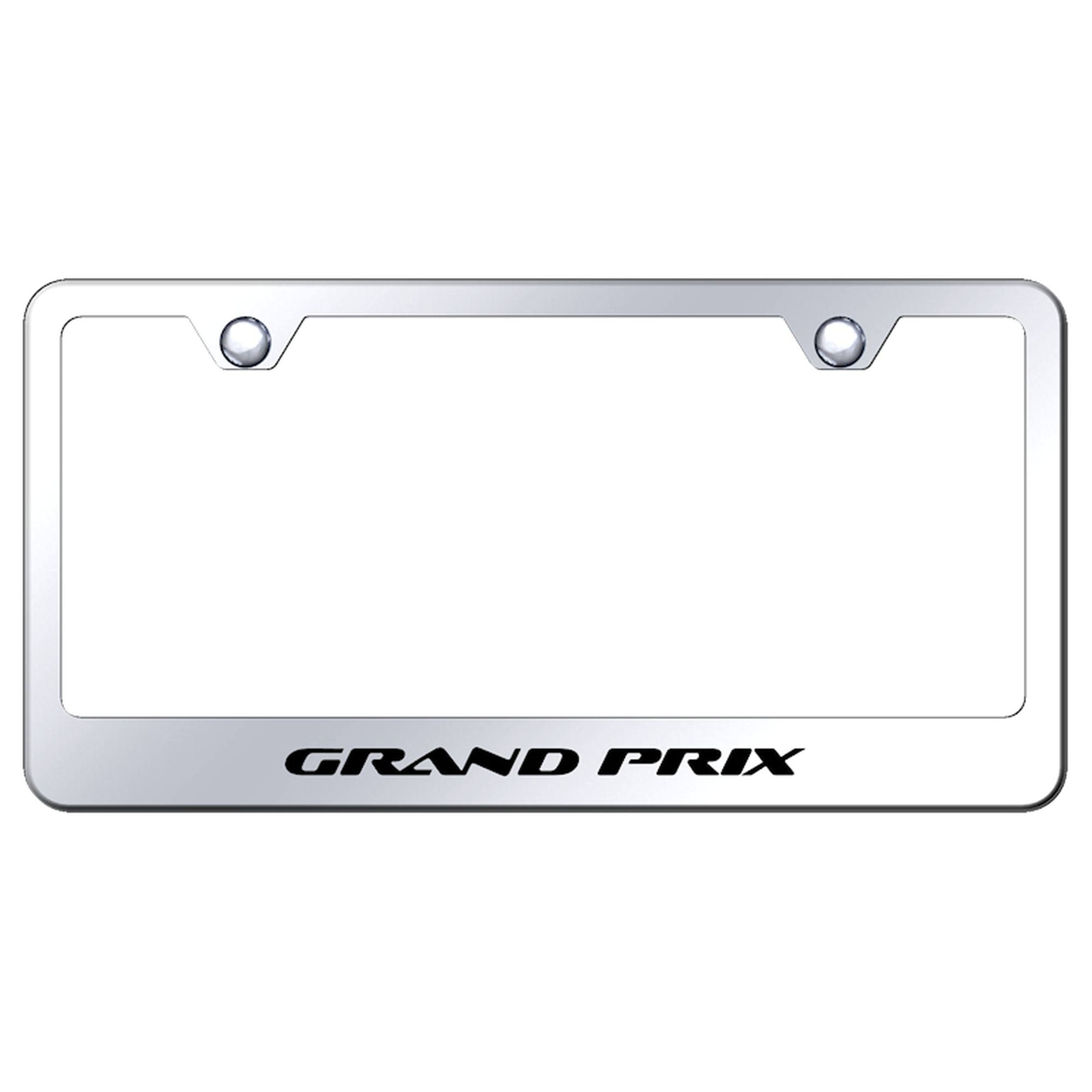 Pontiac Grand Prix Laser Etched Logo Stainless Steel License Plate ...