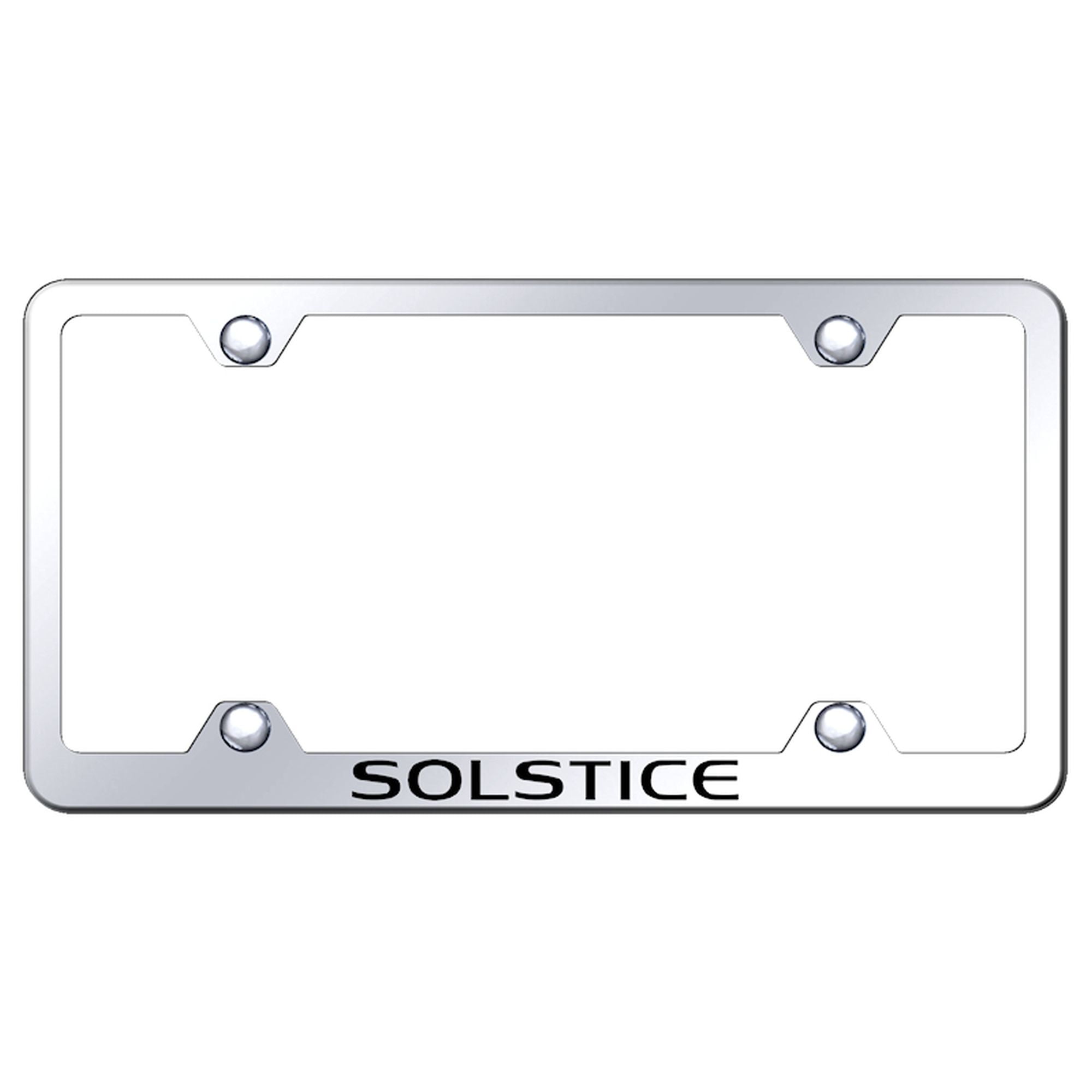 Pontiac Solstice Laser Etched Logo Wide Body License Plate Frame ...