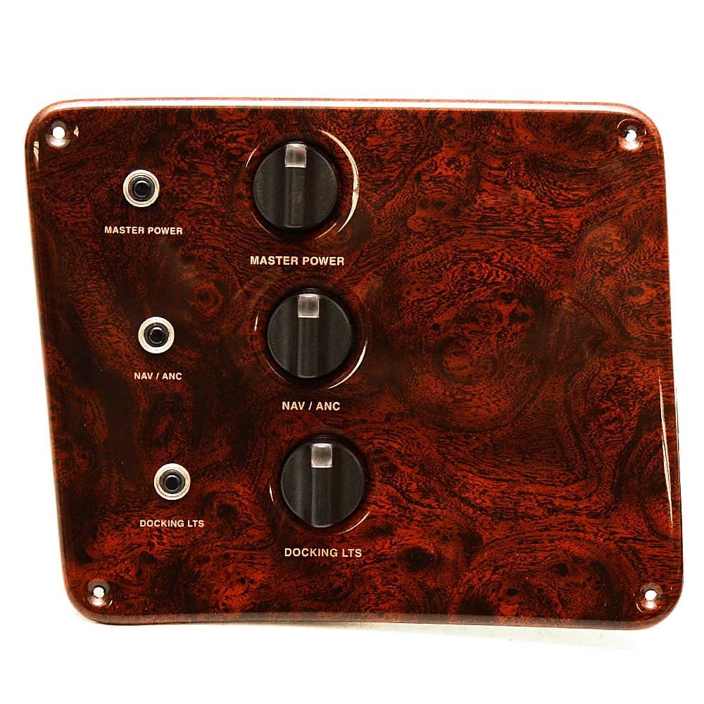 Pontoon Boat Console Breaker Panel | Woodgrain - Walmart.com
