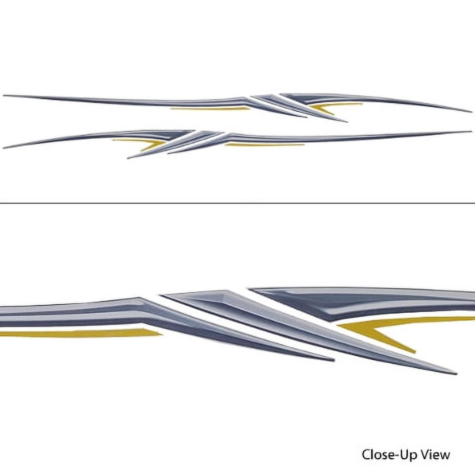 Pontoon Boat Graphic Decal Sticker | 102 1/2 x 6 Inch - Walmart.com