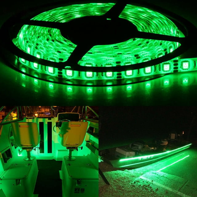 Pontoon Boat Light, 16.4 Ft Waterproof Marine LED Flexible Lighting ...