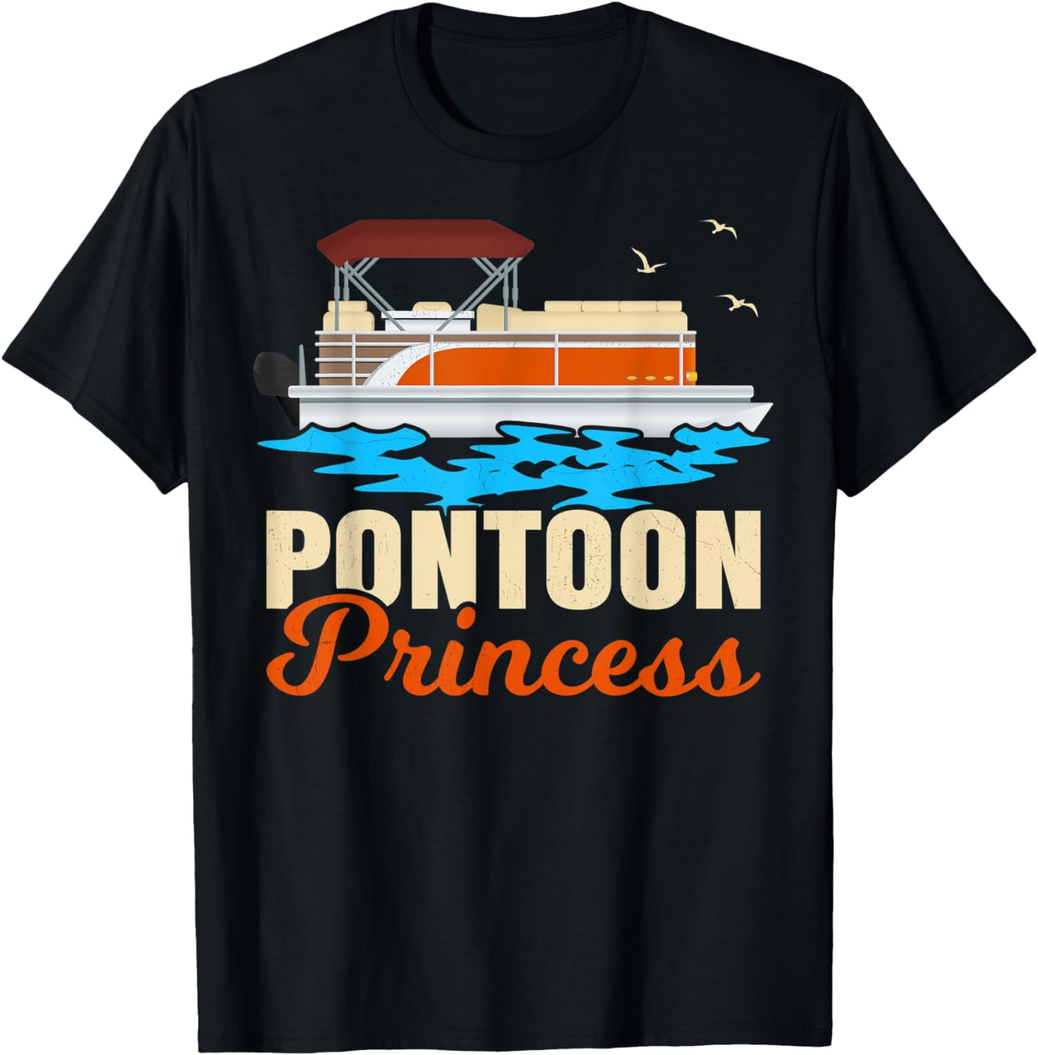 Pontoon Boat Lover Pontoon Princess T-Shirt - Walmart.com