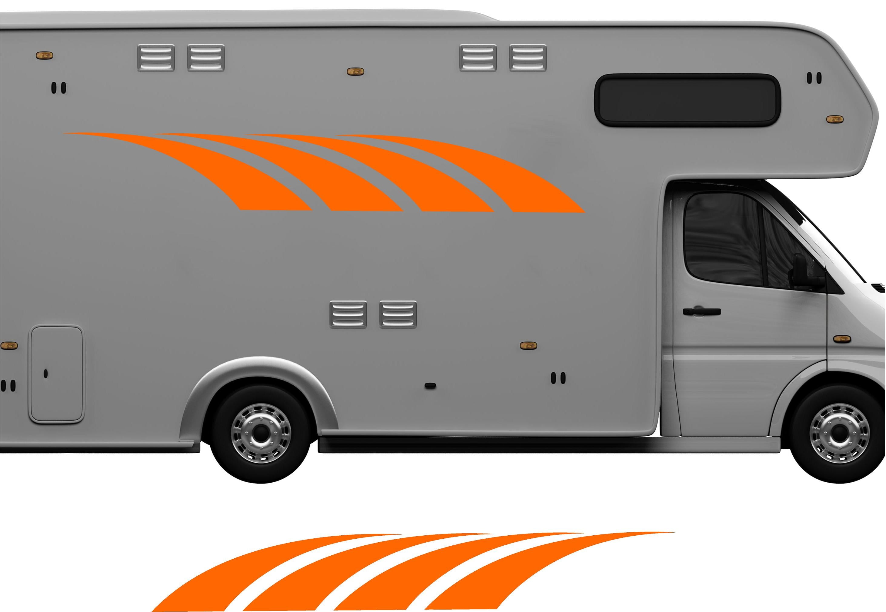 Pontoon Boat RV Stripes and Graphics Large Replacement Trailer Decals ...