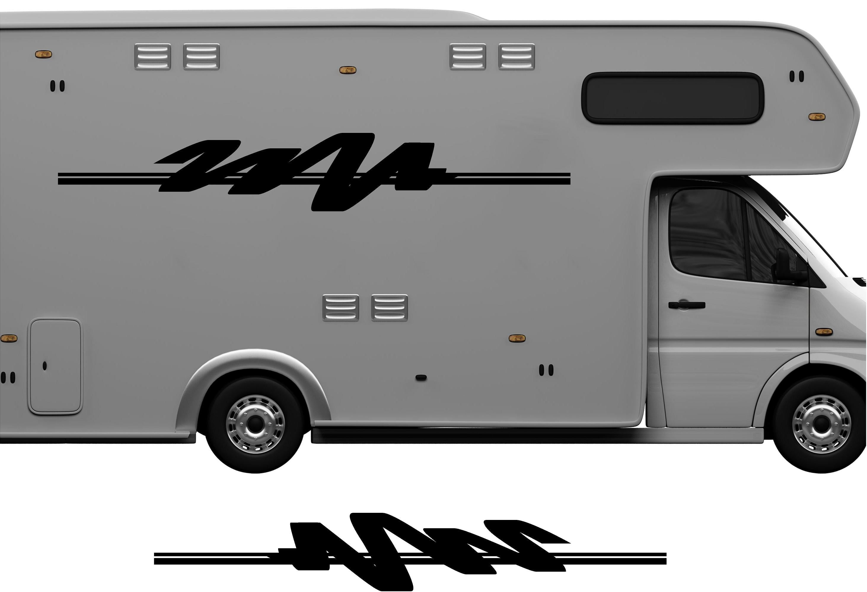 Pontoon Boat RV Stripes and Graphics Large Replacement Trailer Decals ...