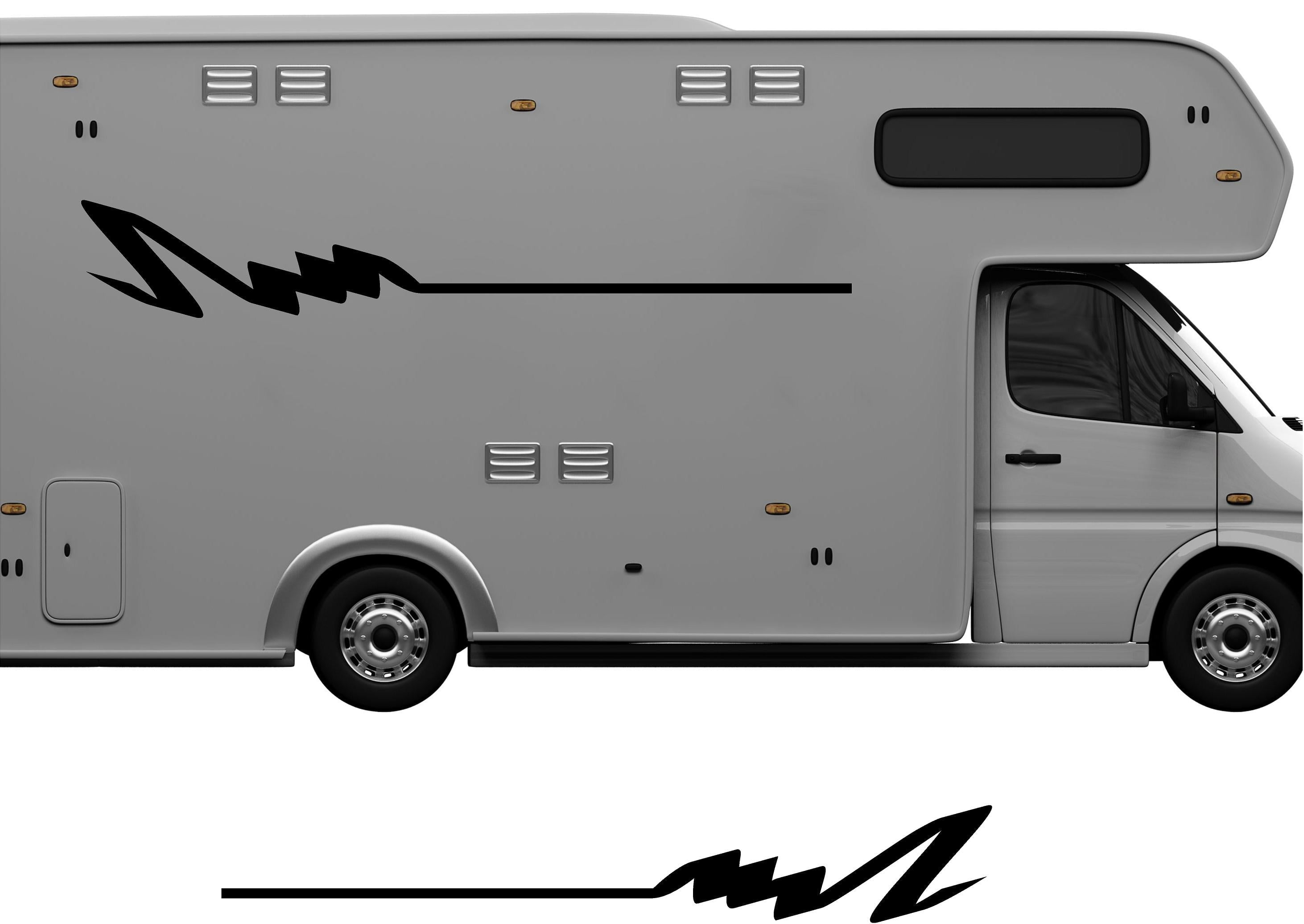 Pontoon Boat RV Stripes and Graphics Large Replacement Trailer Decals ...