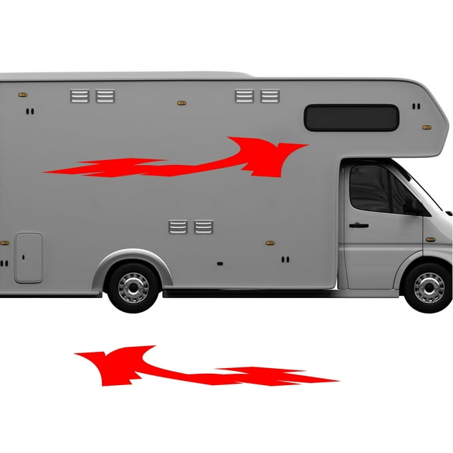 Pontoon Boat RV Stripes and Graphics Large Replacement Trailer Decals ...