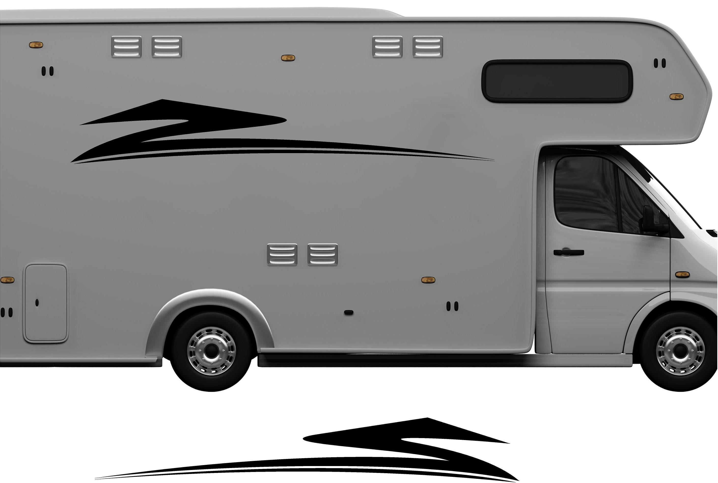 Pontoon Boat RV Stripes and Graphics Large Replacement Trailer Decals ...