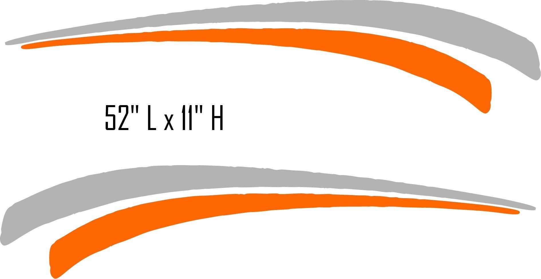 Pontoon Boat SW16 Swoosh Swish RV Motor Home Replacement Decals ...