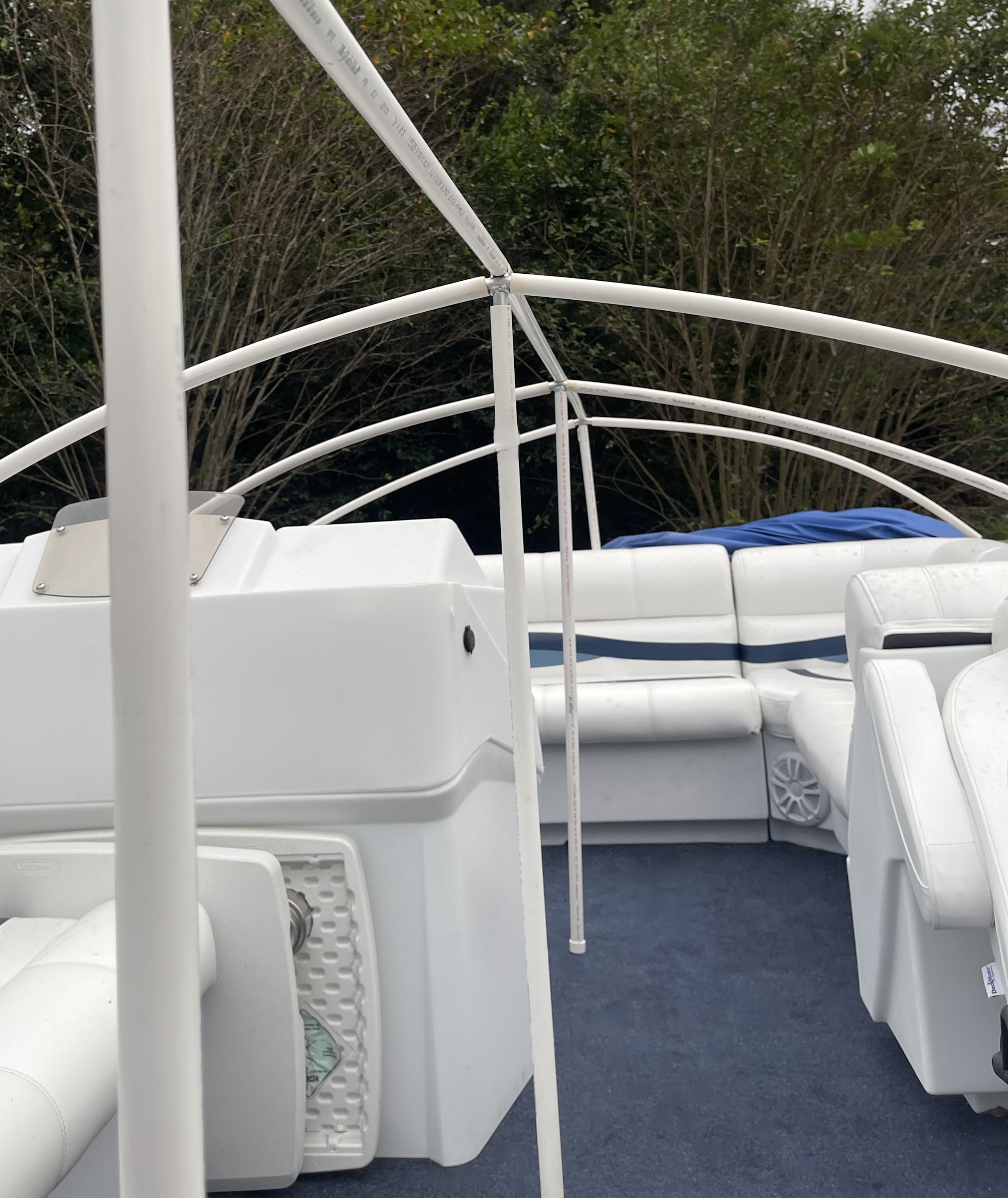 Pontoon Boat Solutions Ultimate Pontoon Boat Canvas Solution with 9 ...