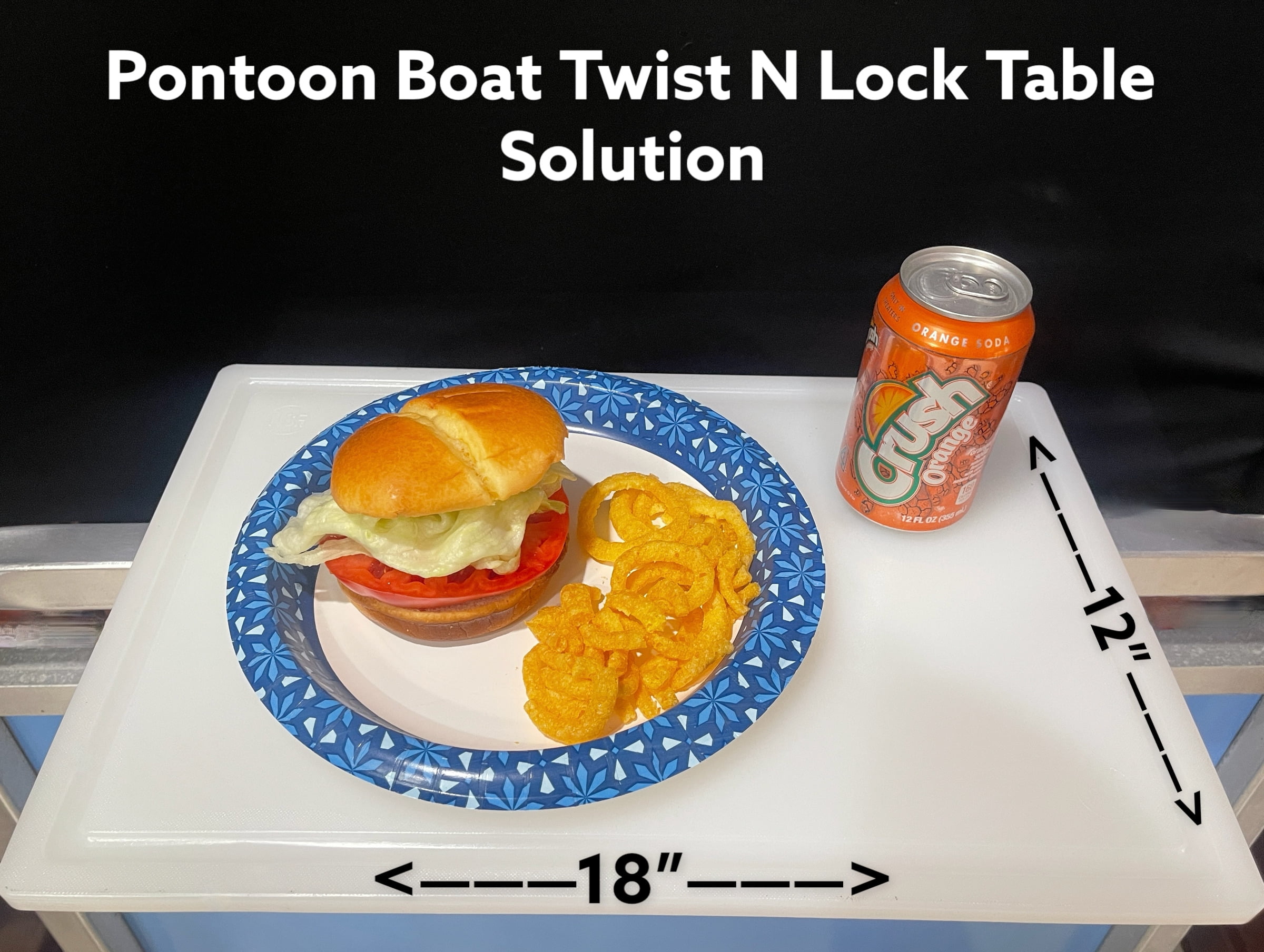 Pontoon Boat Solutions White Polyethylene Pontoon Boat Twist N Lock ...