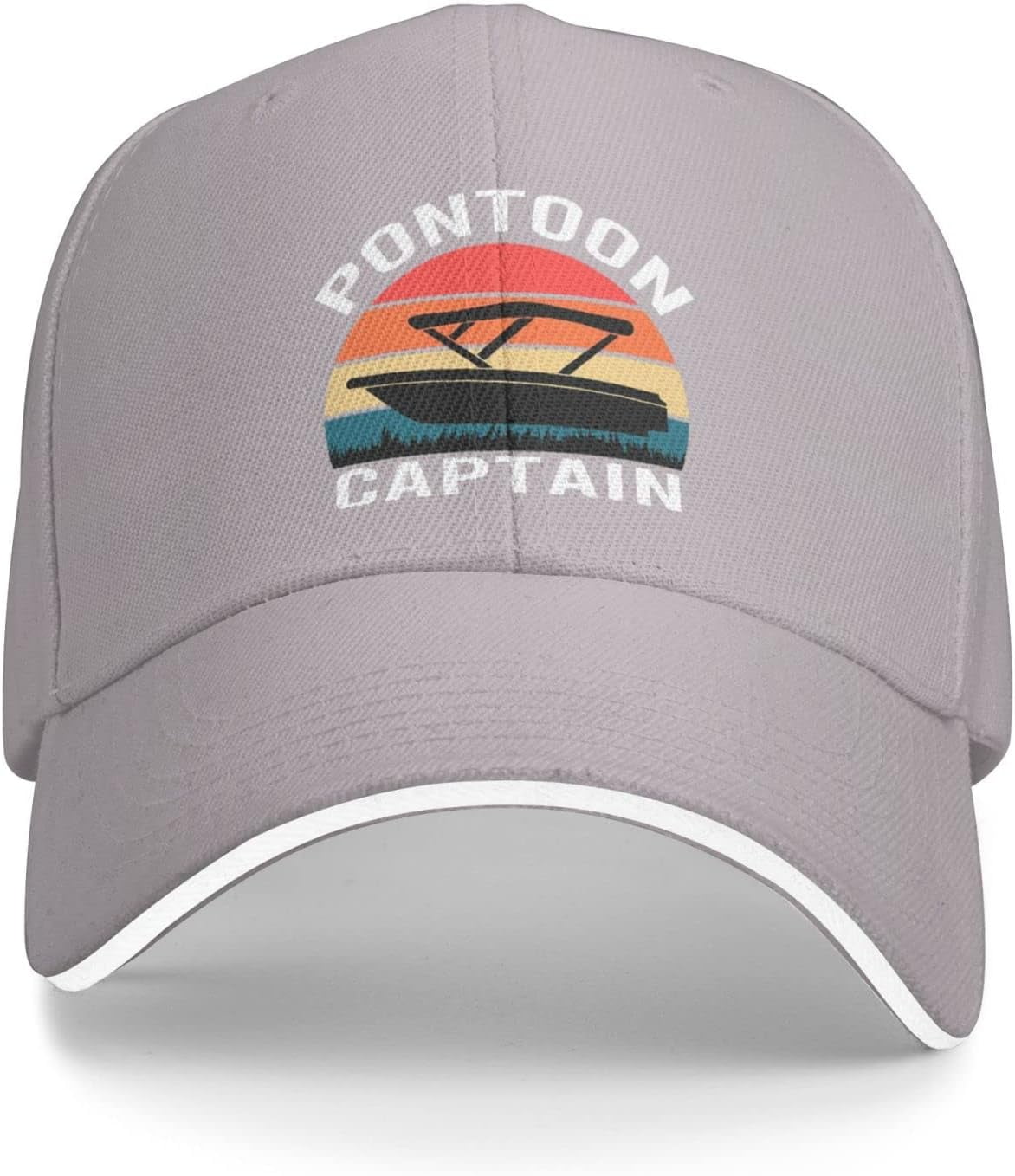 Pontoon Captain Baseball Cap Summer Sun Hat Gift Women Trucker Hat ...