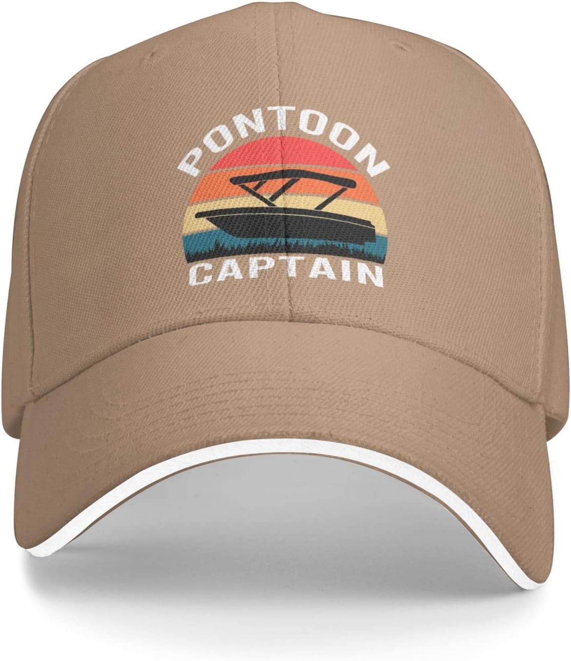 Pontoon Captain Baseball Cap Summer Sun Hat Gift Women Trucker Hat ...