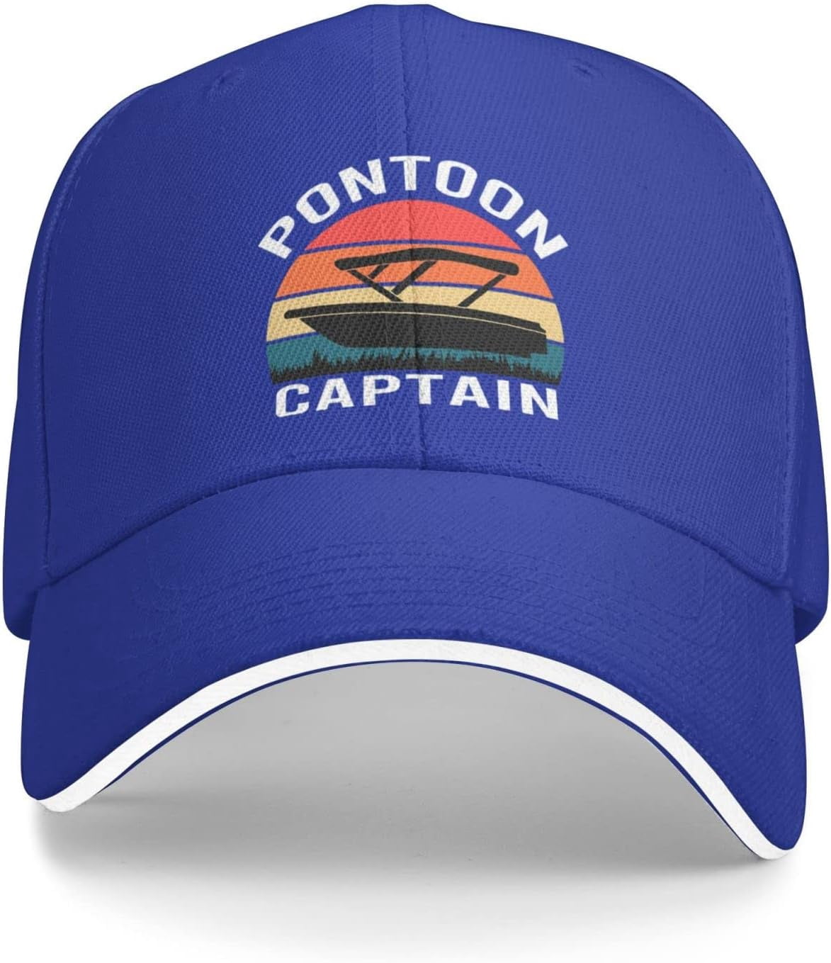 Pontoon Captain Baseball Cap Summer Sun Hat Gift Women Trucker Hat ...