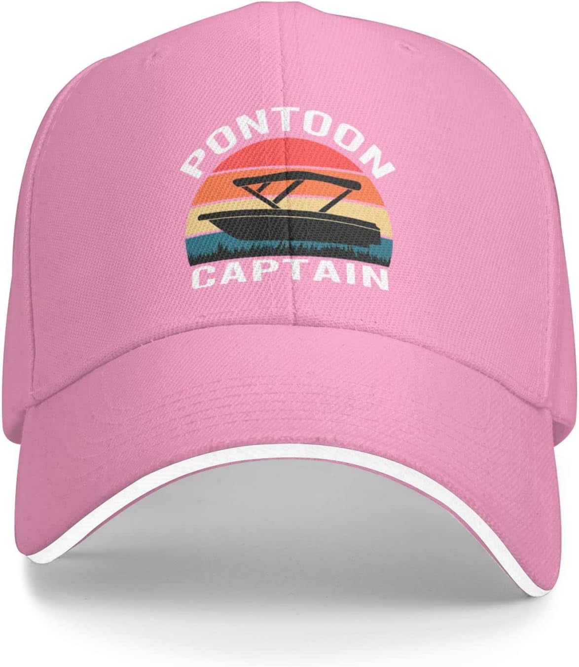 Pontoon Captain Baseball Cap Summer Sun Hat Gift Women Trucker Hat ...