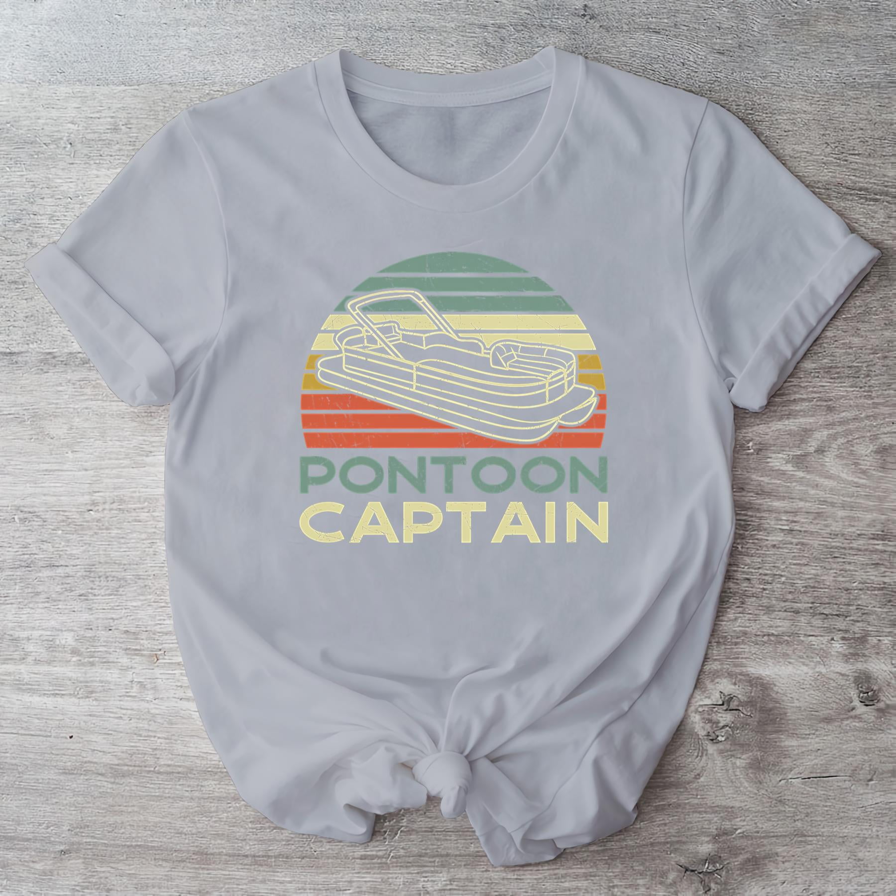 Pontoon Captain Shirt, Pontoon Boat Shirt, Yatch Tshirt, Boating Shirt ...