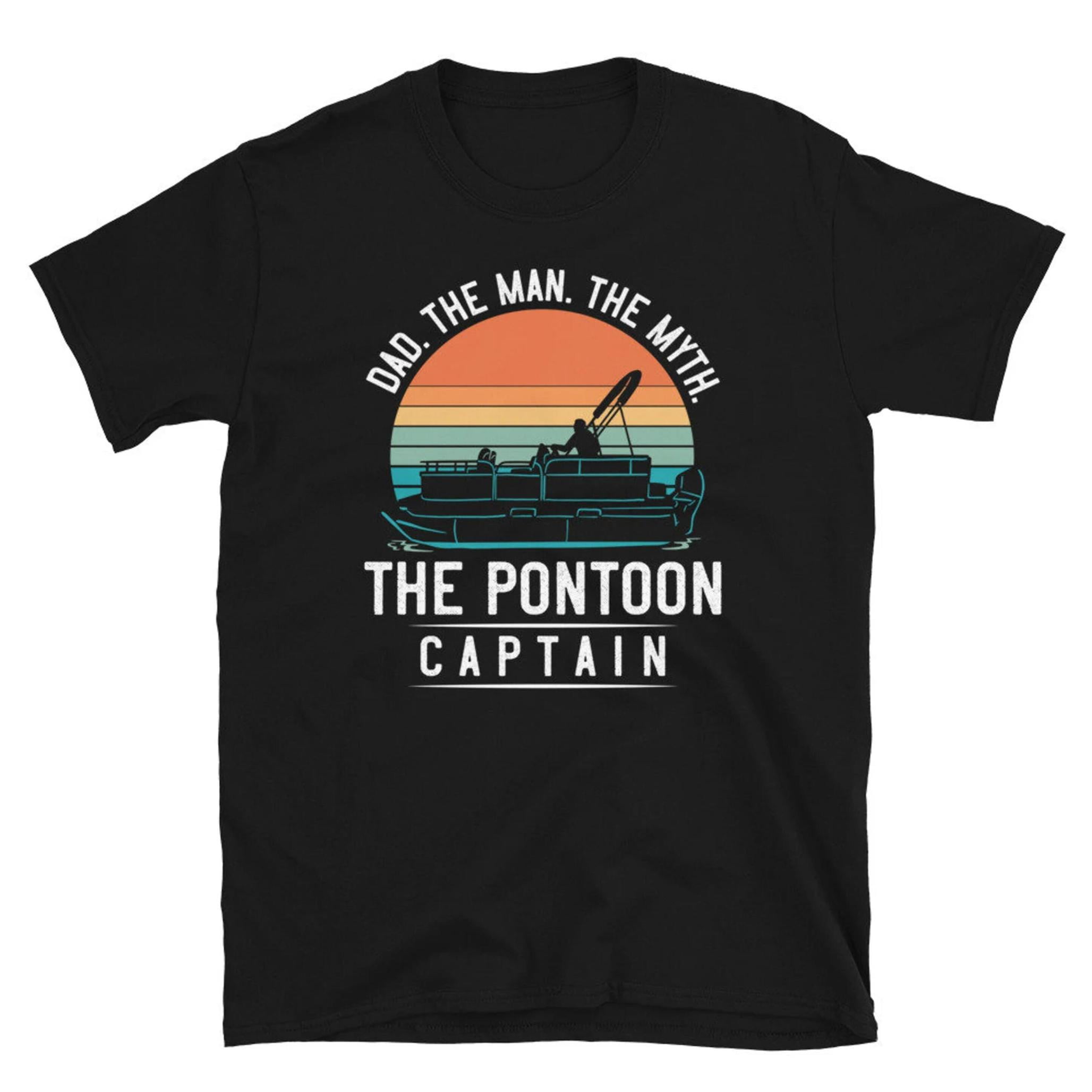 Pontoon Captain Shirt for Dad, Pontoon Gift, Pontoon Boat Shirt, Dad ...