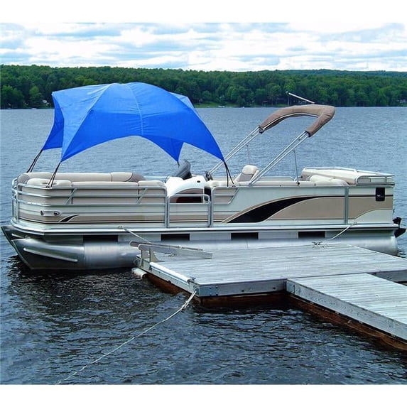 Pontoon Easy-Up Shade Top, Pacific Blue - Walmart.com