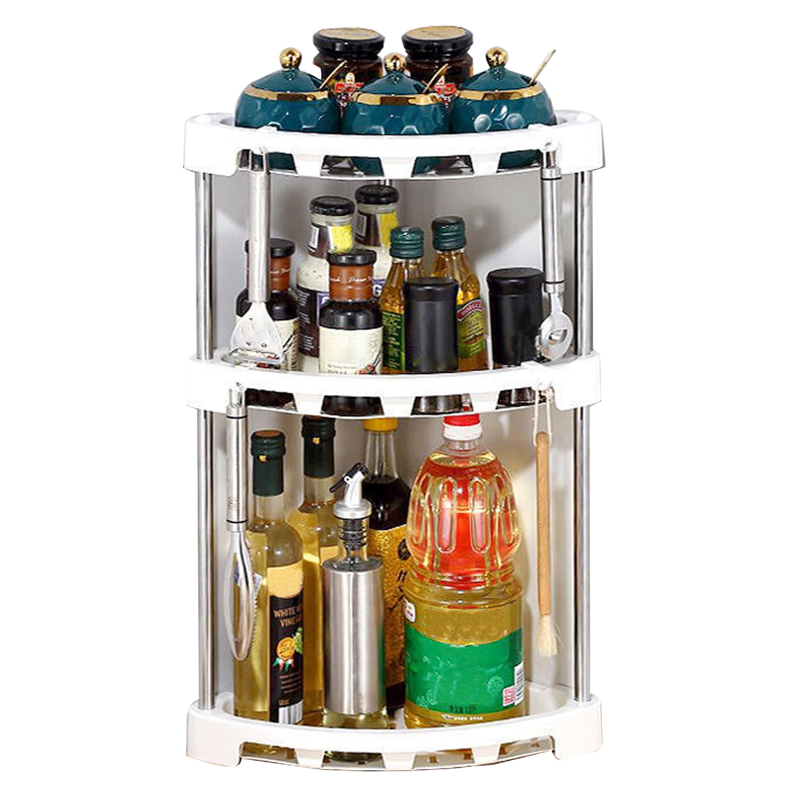 Pontos 1 Set Kitchen Storage Shelf Stainless Steel Kitchen Corner ...