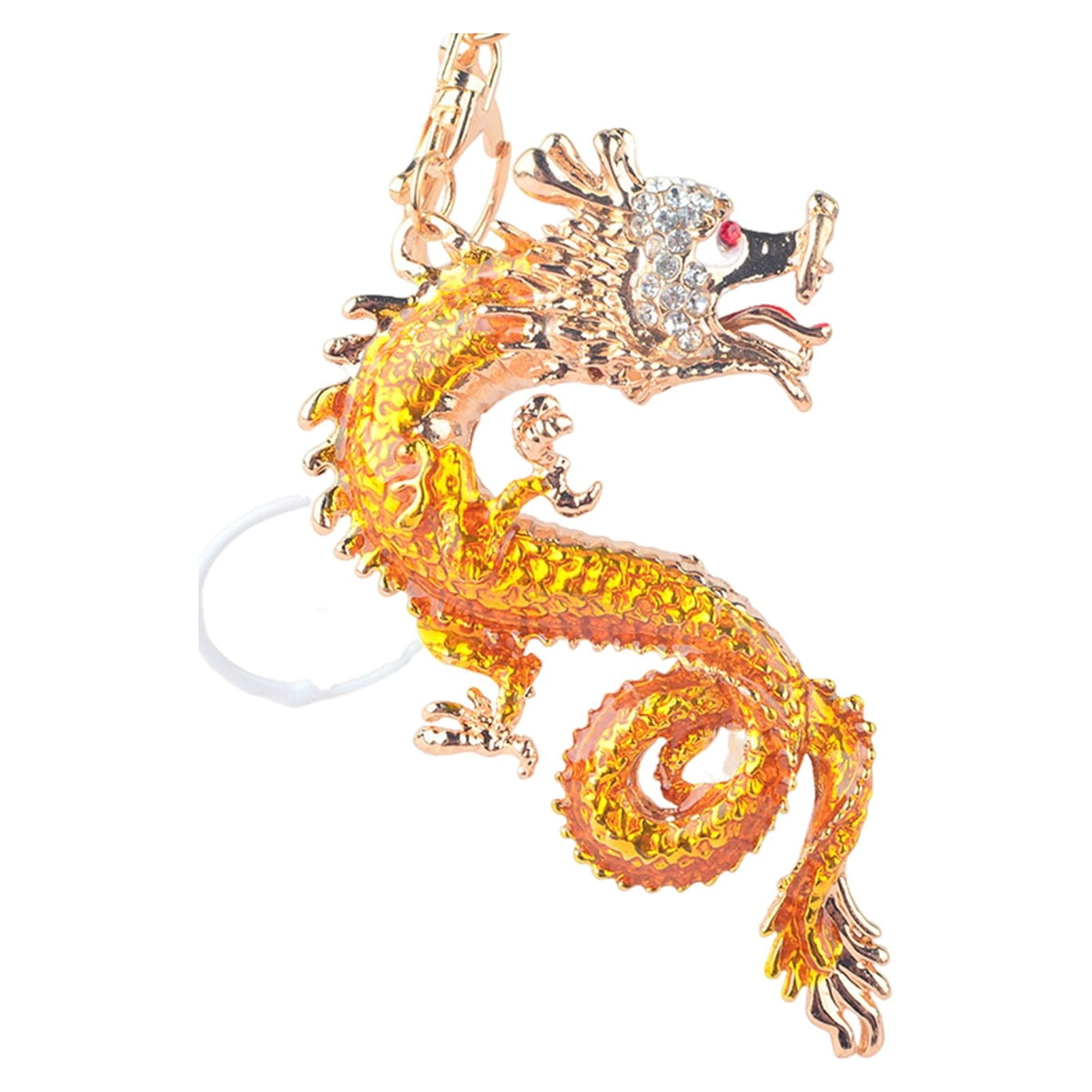 Pontos 3D Cartoon 2024 Year of Dragon Pendant Dragon Keychain with ...