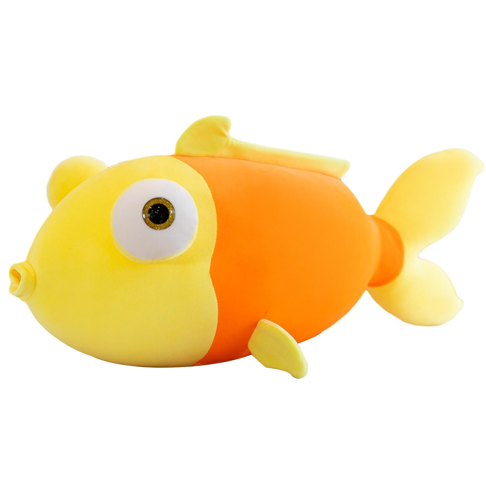 Pontos Fish Plush Toy Cute Colored Goldfish Doll Plushies Soft ...
