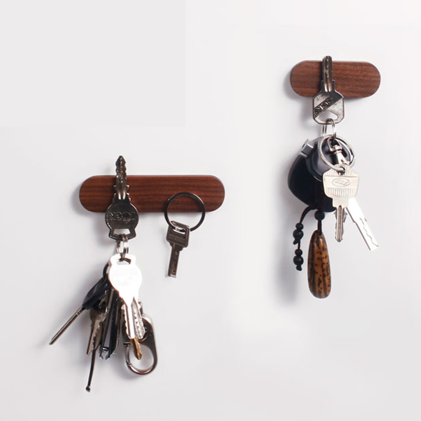 Pontos Key Holder Strong Magnetic Natural Beech Home Wall Decroation ...