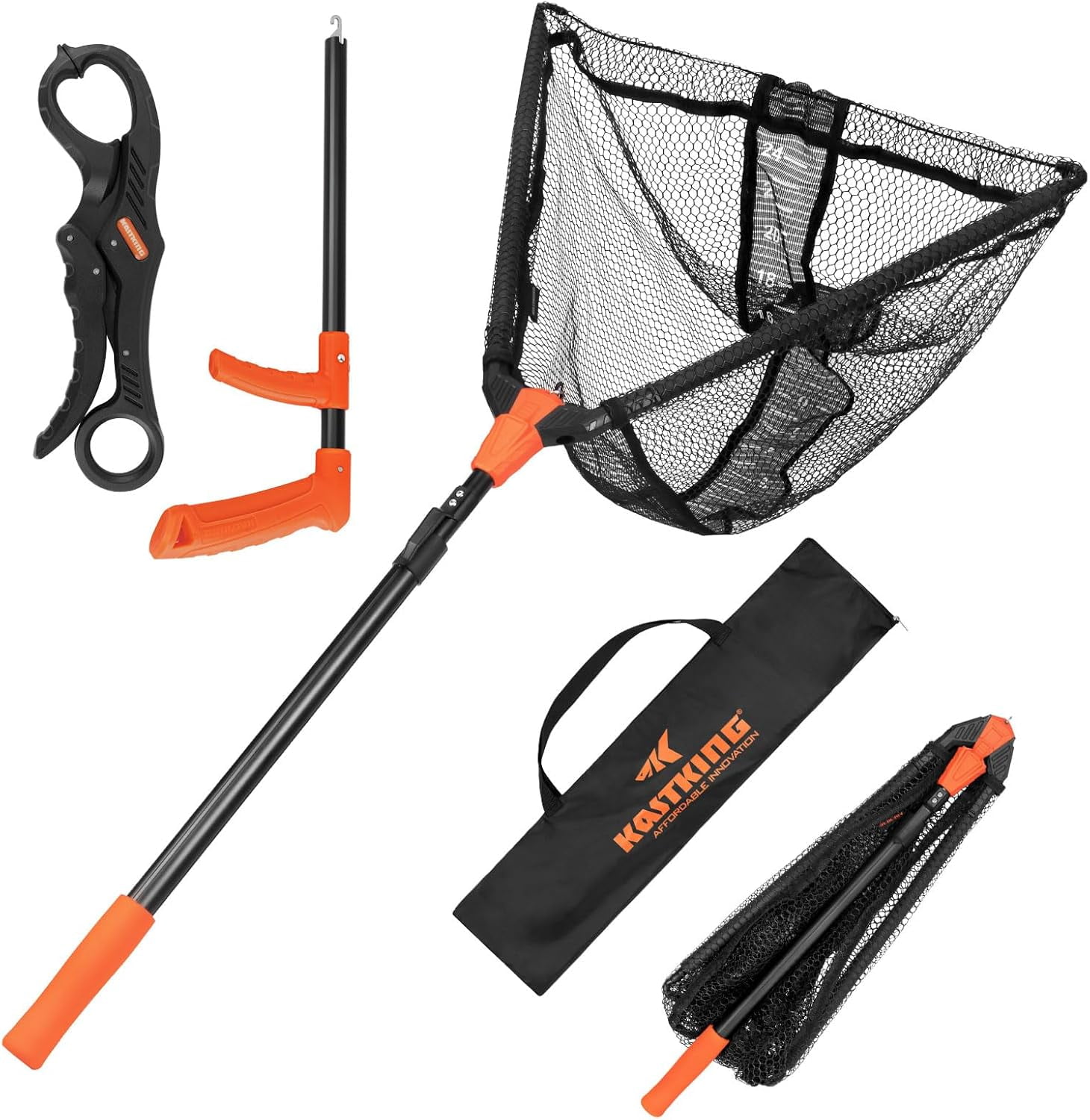 Pontus Fishing Net, Foldable & Lightweight Landing Net with Built in ...