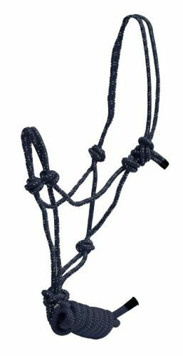 Pony Adjustable Braided Nylon Cowboy Knot Rope Halter w/ Lead - Walmart.com