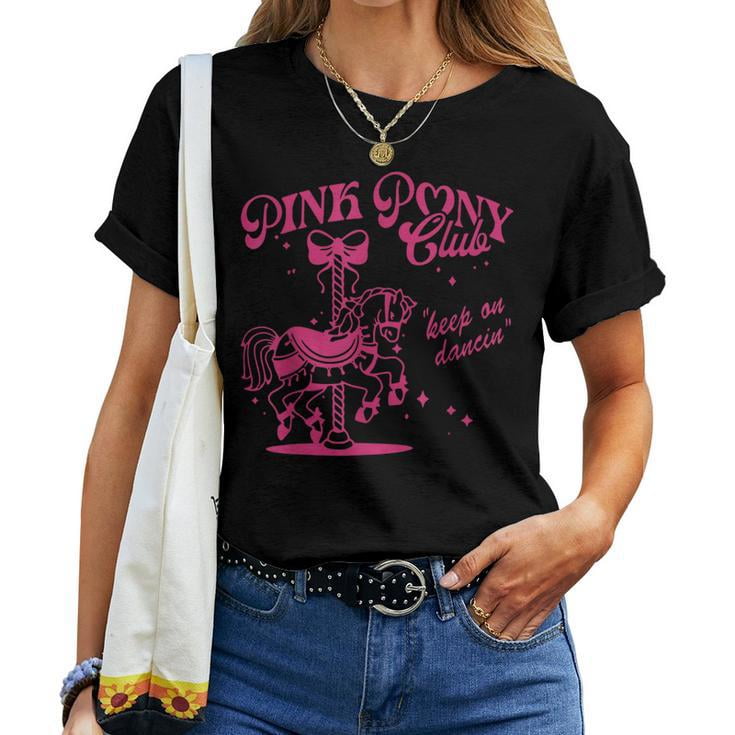 Pony And Heels Lover Cowgirl Aesthetic Pink Rodeo Girls Night Out ...
