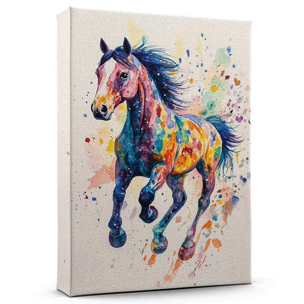 Pony British Spotted Canvas Wall Art Animal Decor, Pony British Spotted ...