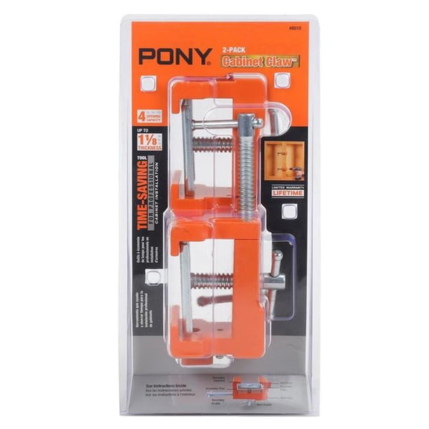 Pony Cabinet Claw 4 In. Hand Screw Clamp (2-Pack) 8510 - Walmart.com