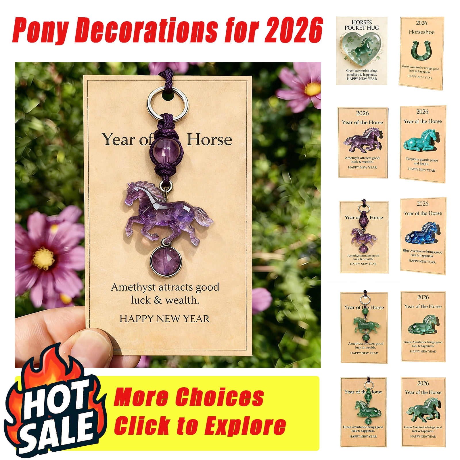 Pony Decorations for 2026 – Handcrafted 2026 Year of the Horse Pony ...